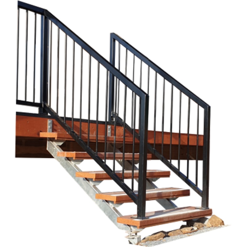 Wide Range of Galvanised Stair Stringers & Handrail Hardware