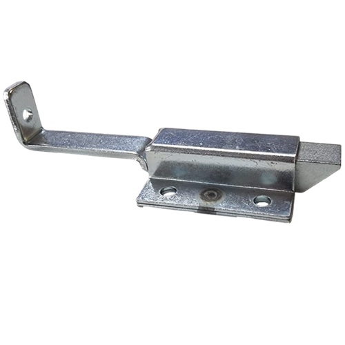 Gates: LATCH STEEL ZINC WITH 5.5mm HOLE ON THE PULL LEVER