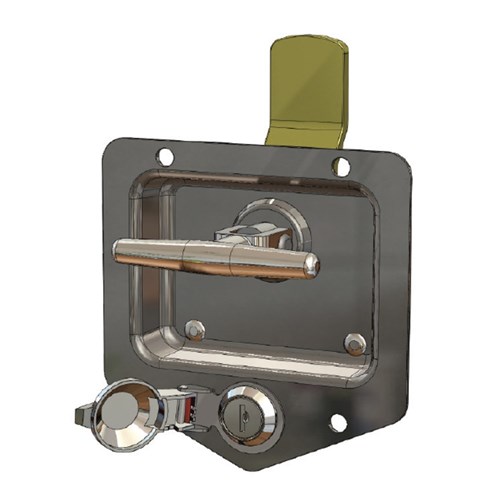 Gates: DROP T STAINLESS STEEL Lock