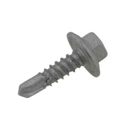 Metal: Self Drilling Metal Screws - Hex 12-14 X 20 - Pack of 100