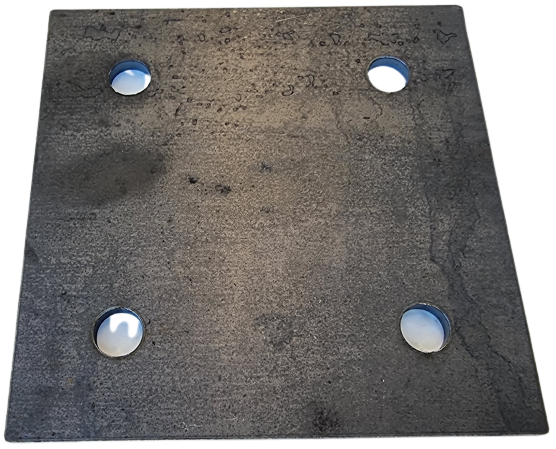 150x150x6mm Steel Base Plate at The Metal Warehouse