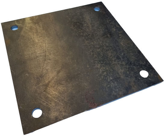 300x300x10mm Steel Base Plate at The Metal Warehouse