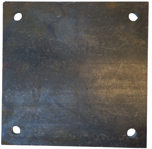 300x300x12mm Steel Base Plate - The Metal Warehouse