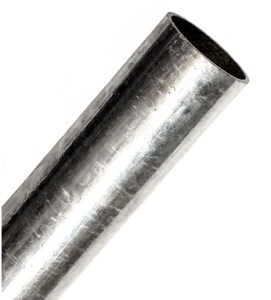 Round Tube / Pipe in Galvanised & Raw Finish